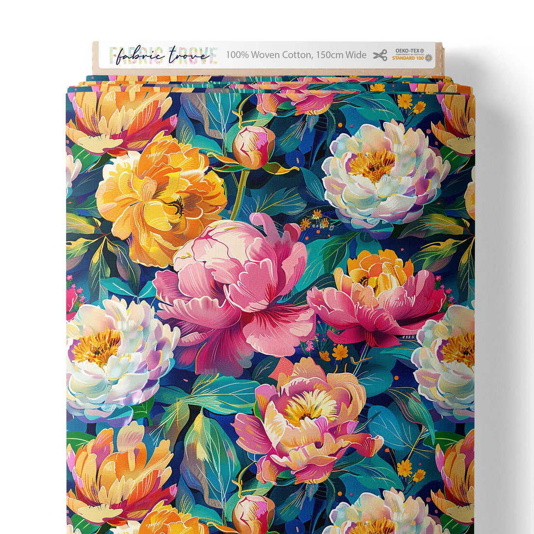 Buy Choon-Hee Floral Cotton Fabric | Fabric Trove